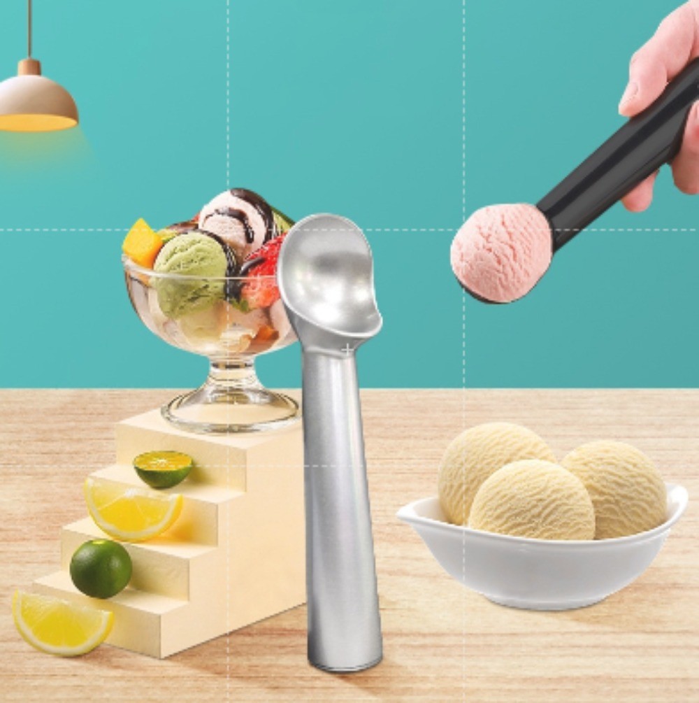 COD- Ice Cream Scoop/Cookie Spoon/Anti-Feeze Watermelon Baller Fruit ...