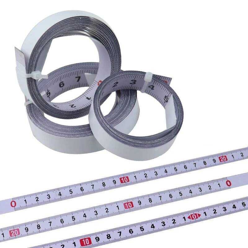 80 Self-Adhesive 2 Tape Measure Metric 0.9M-10M Miter Track Measuring ...