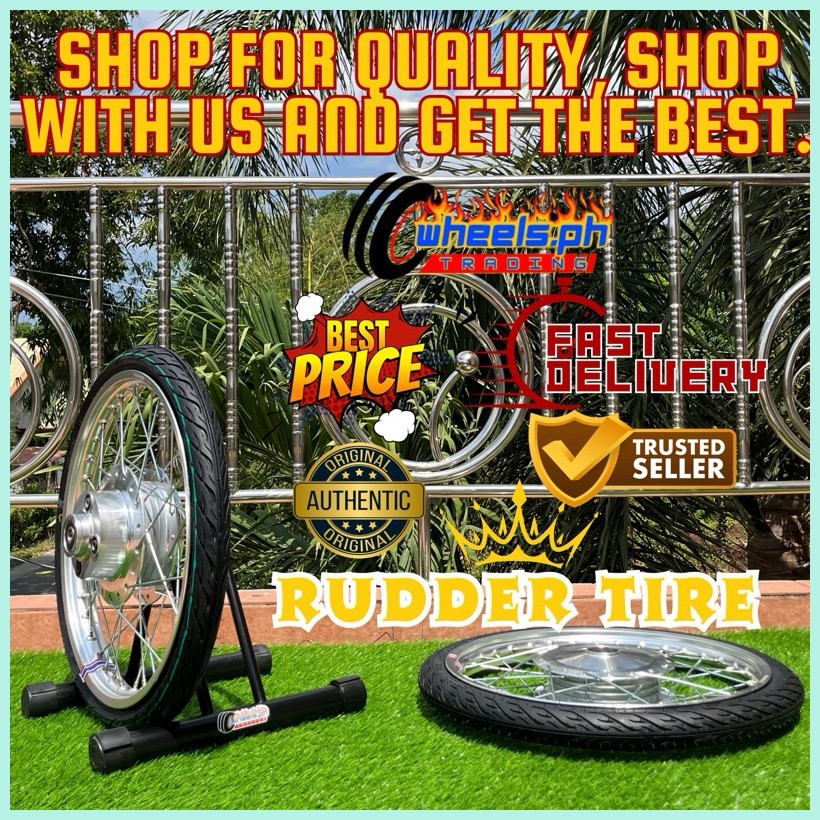 RUDDER TIRE ORIGINAL TUBE TYPE By 17 | FAST DELIVERY | Always New ...