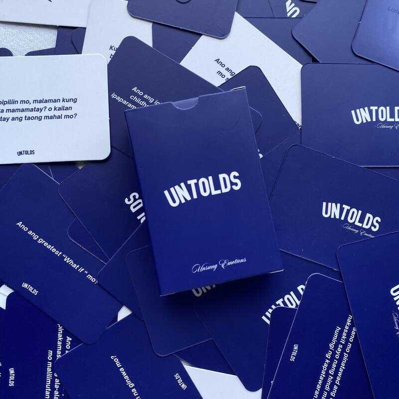 Untolds: Unsung Emotions Card Game | 50 Conversation Starters For Trust ...