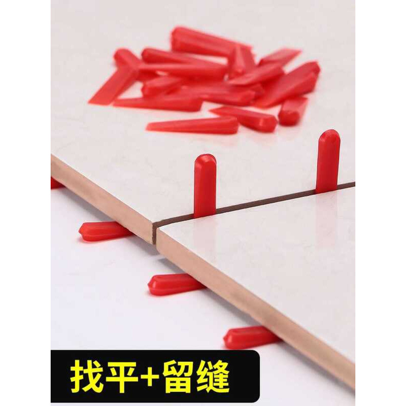 Grout Plastic Wedge Spacer Small Pad Insert Tile Gap Fine Leveling Tool ...