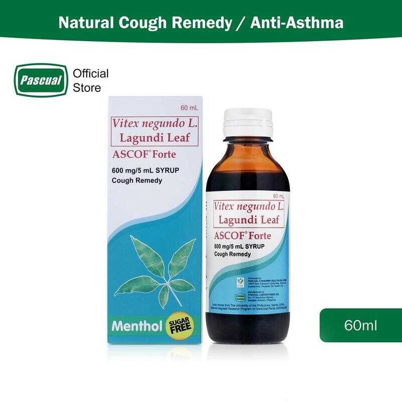 Ascof® Forte 600Mg / 5Ml Syrup Menthol Sugar Free 60Ml D0d | Shopee ...