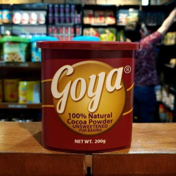 Goya 100% Natural Cocoa Powder Unsweetened 200G 3 | Shopee Philippines