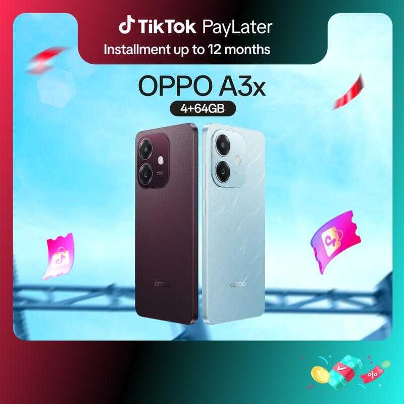 OPPO A3x | Snapdragon 6S 4G Gen1 Mobile Platform Military-Grade Shock ...