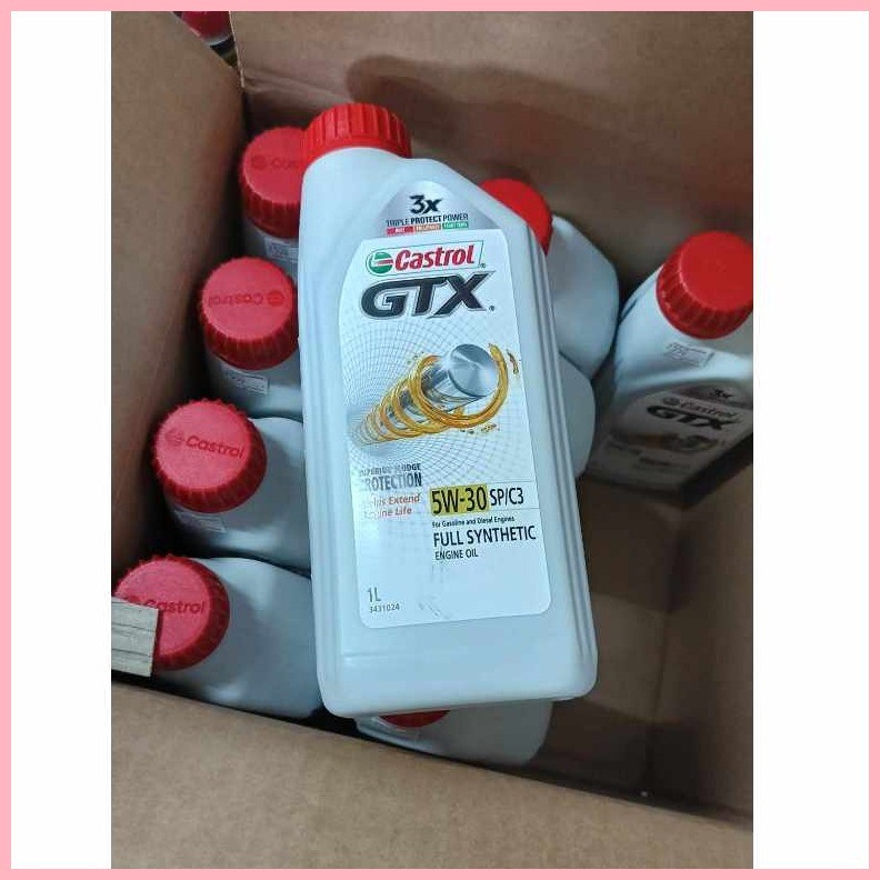 5W-30 SP/C3 Castrol GTX Fully Synthetic Engine Oil For Gasoline and Diesel 1L | Shopee Philippines