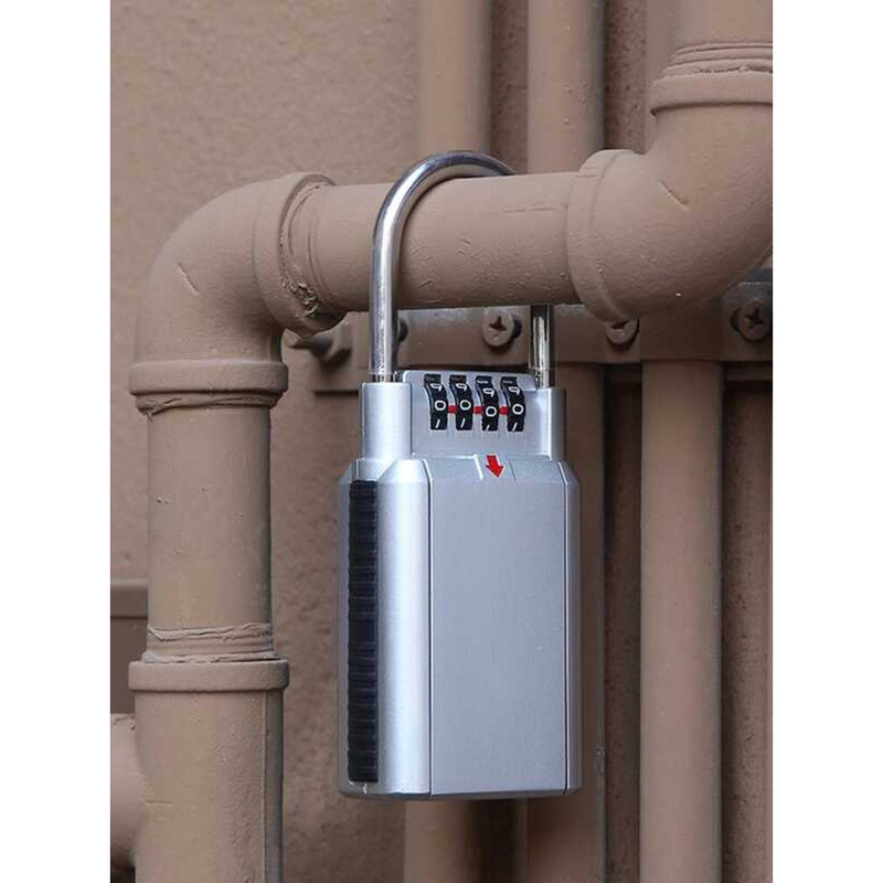 No-Installation Wall-Mounted Storage Outdoor Homestay Metal Password ...