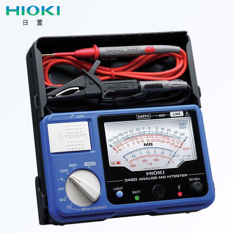 HIOKI Meter 3490 Insulation Resistance Tester Analog Megger Pointer ...