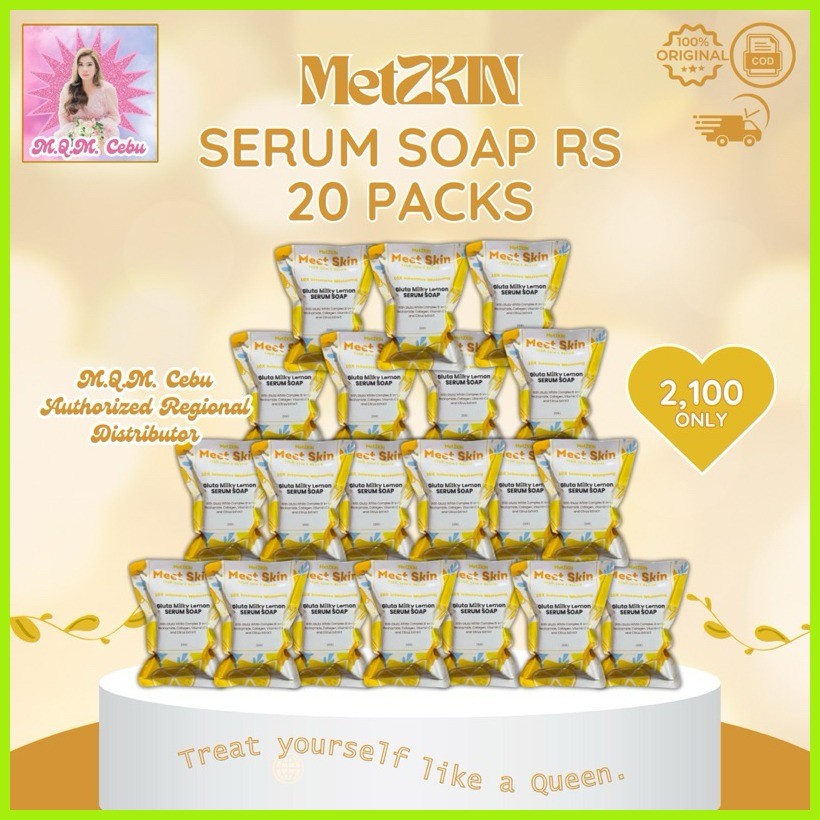 MEET SKIN Gluta Milky Lemon Serum Soap by METZKIN - RS Package | Shopee ...