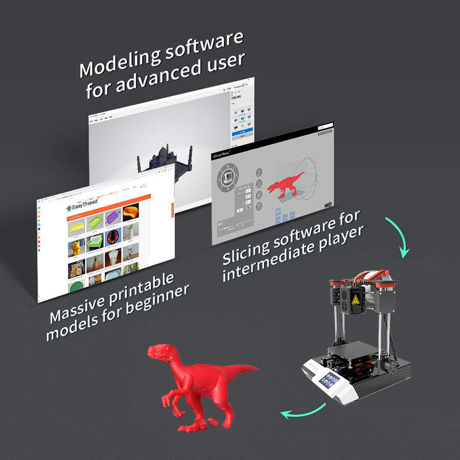 EasyThreed K6 Mini 3D Printer | Shopee Philippines