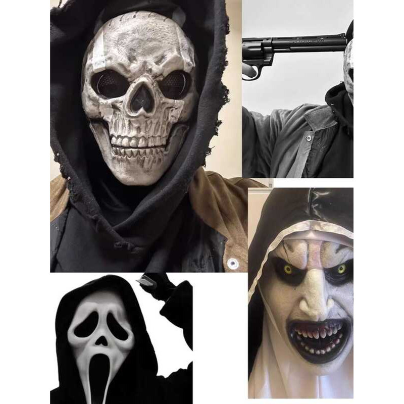 AA Halloween Call Of Duty Nun Ghost Mask Cosplay Game COD Horror .gear ...