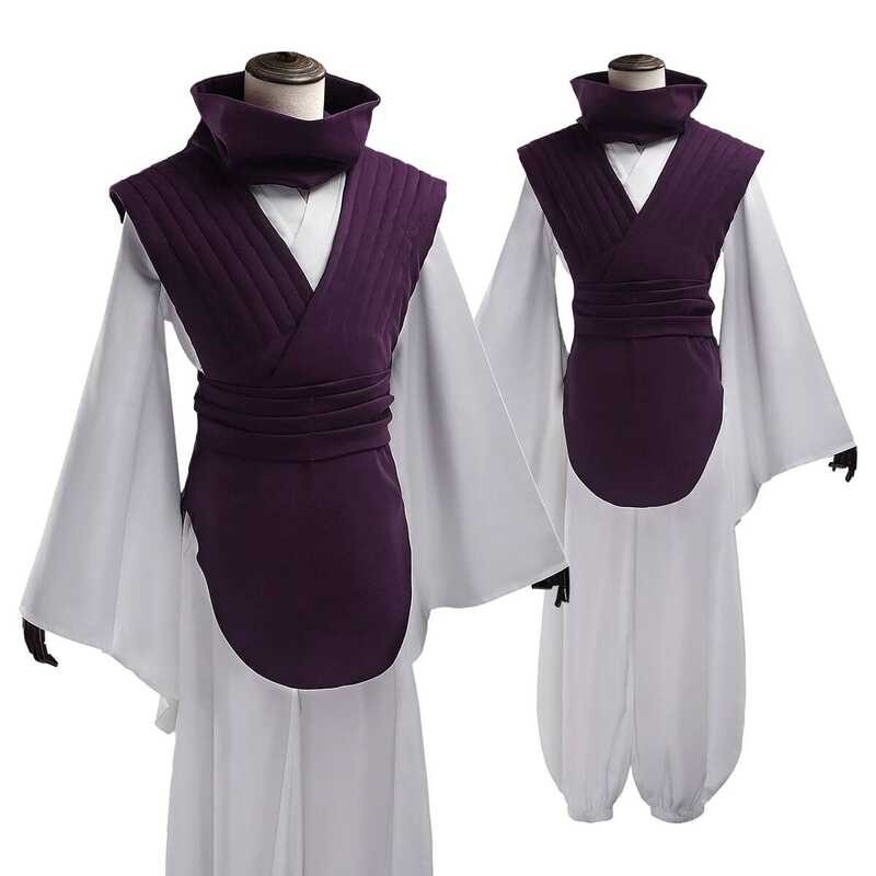 Xj HOLOUN Jujutsu JJK Manga Anime Choso Cosplay Costume Purple Vest ...