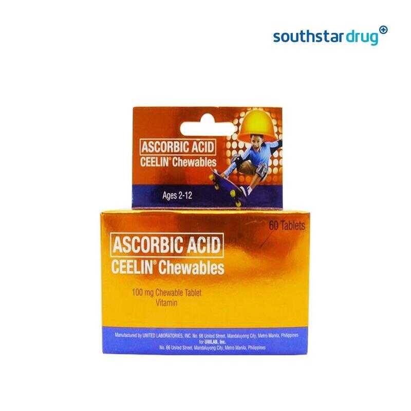 Ceelin Chewables 100Mg Tablet - 60S | Shopee Philippines
