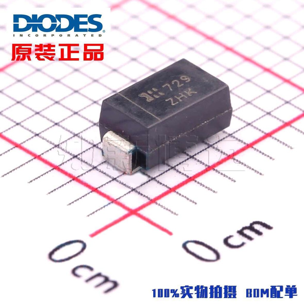 ☑♥ SMAZ5V1-13-F 1W 5.1v SMA SMD Zener Diode ZHK Original US Taiwan DO ...