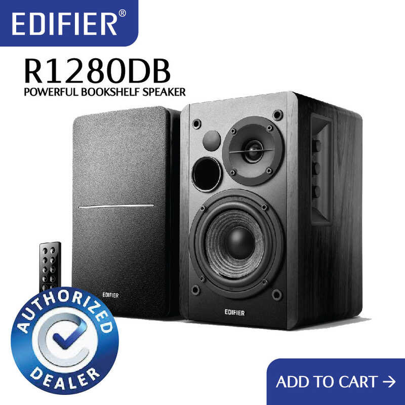 Edifier R1280db Powerful Bookshelf Speaker | Shopee Philippines
