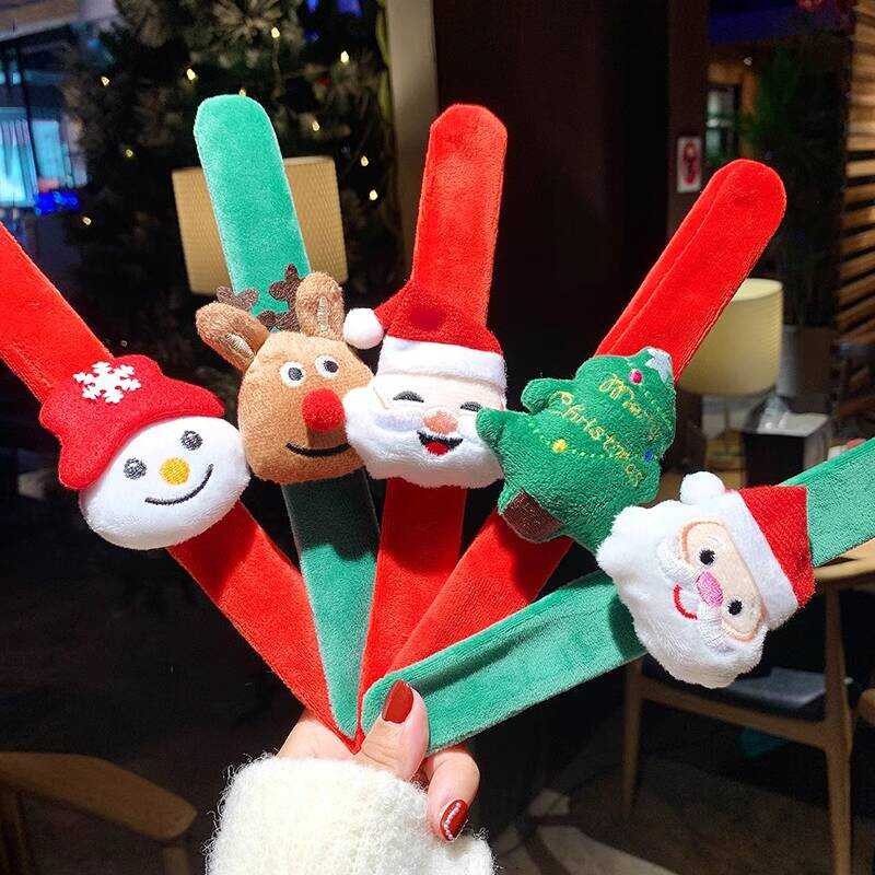 Snap Ring Bun Maker Couple Christmas Tree Bracelet Creative Gift ...