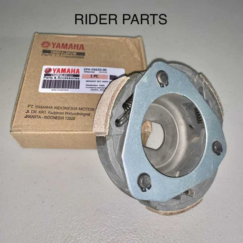 Yamaha M3 Mio 125/Soul I 125/Gravis Clutch Weight Shoe/Lining -Yamaha ...