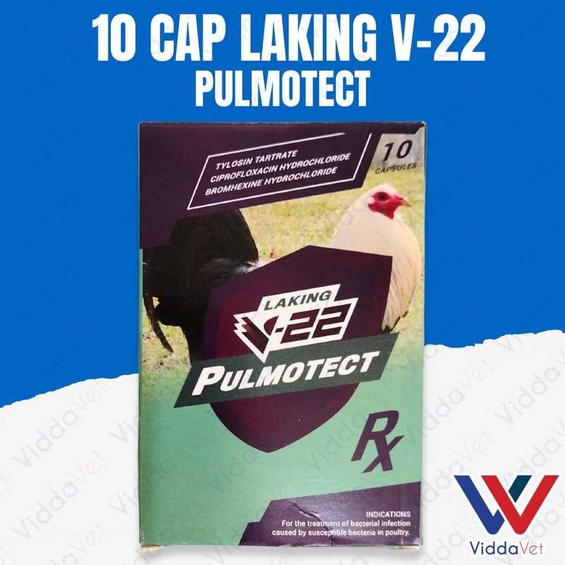 Laking V22 Pulmotect Gamefowl Lung Boost 10 Capsules 944 6E2 | Shopee ...