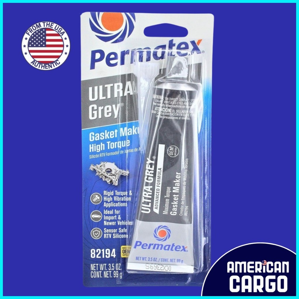 Permatex Ultra Grey Gasket Maker High Torque 82194 (99g) | Shopee ...