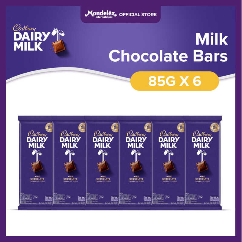 Cadbury Dairy Bar - Milk Chocolate 85G Smooth Creamy Taste, Party ...