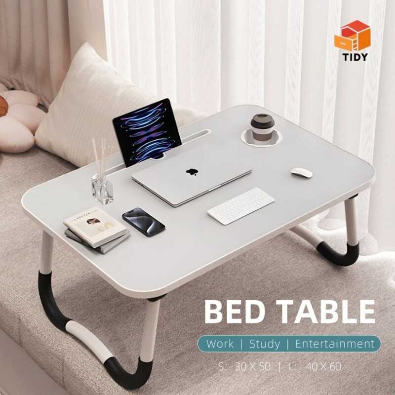 TIDY Foldable Laptop Table/Mini Desk Study Table Folding Mini Bed ...