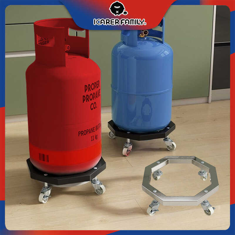 Gasul Stand With Wheels Gas Tank Holder Lpg Wheels Gas Cylinder Storage ...