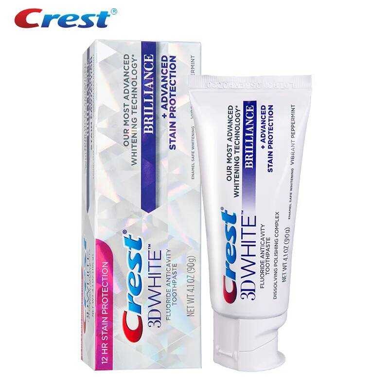 Crest 3D White Brilliance Fluoride Anticavity Complex Toothpaste ...
