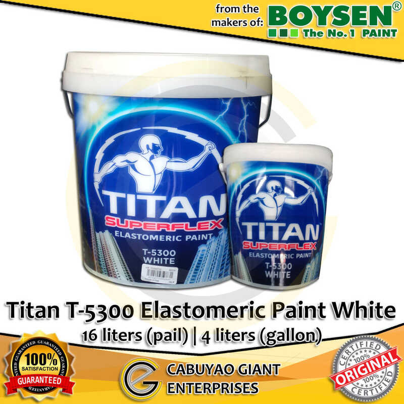 Titan Superflex T-5300 Elastomeric Paint White For Interior And ...