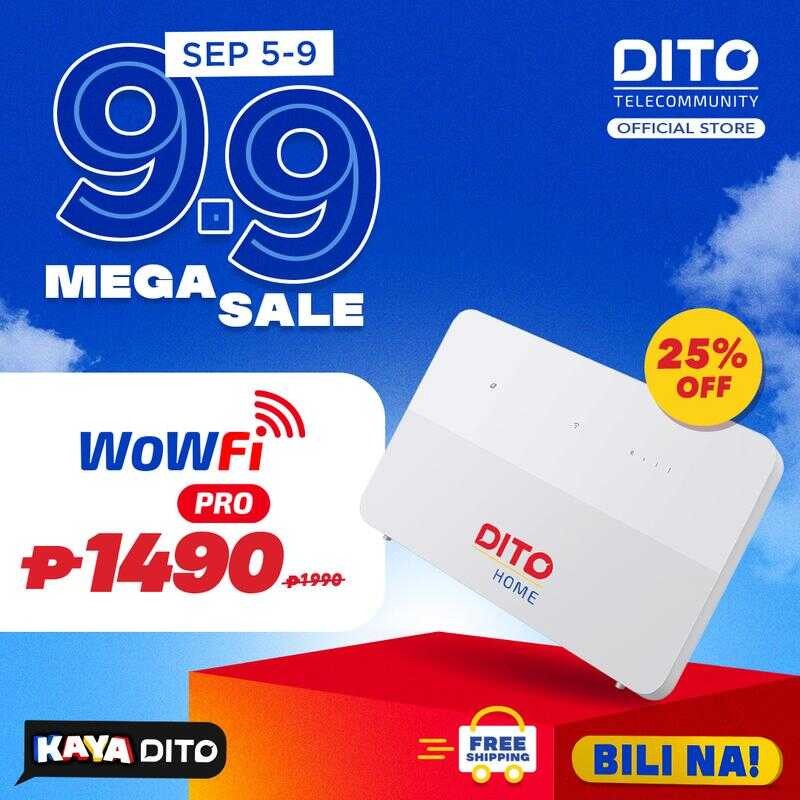 DITO Home Wifi Pro W/ 30 Days UNLI 5G Data D84 | Shopee Philippines