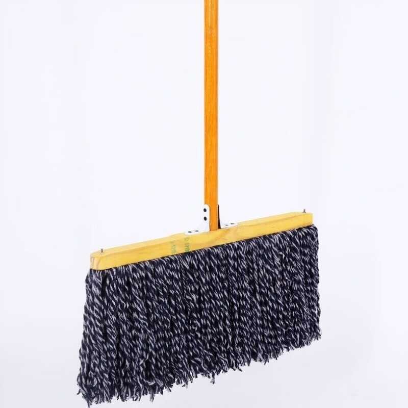 Cleaning Agent Wooden Handle Traditional Old-style Mop, Large Wide-head ...