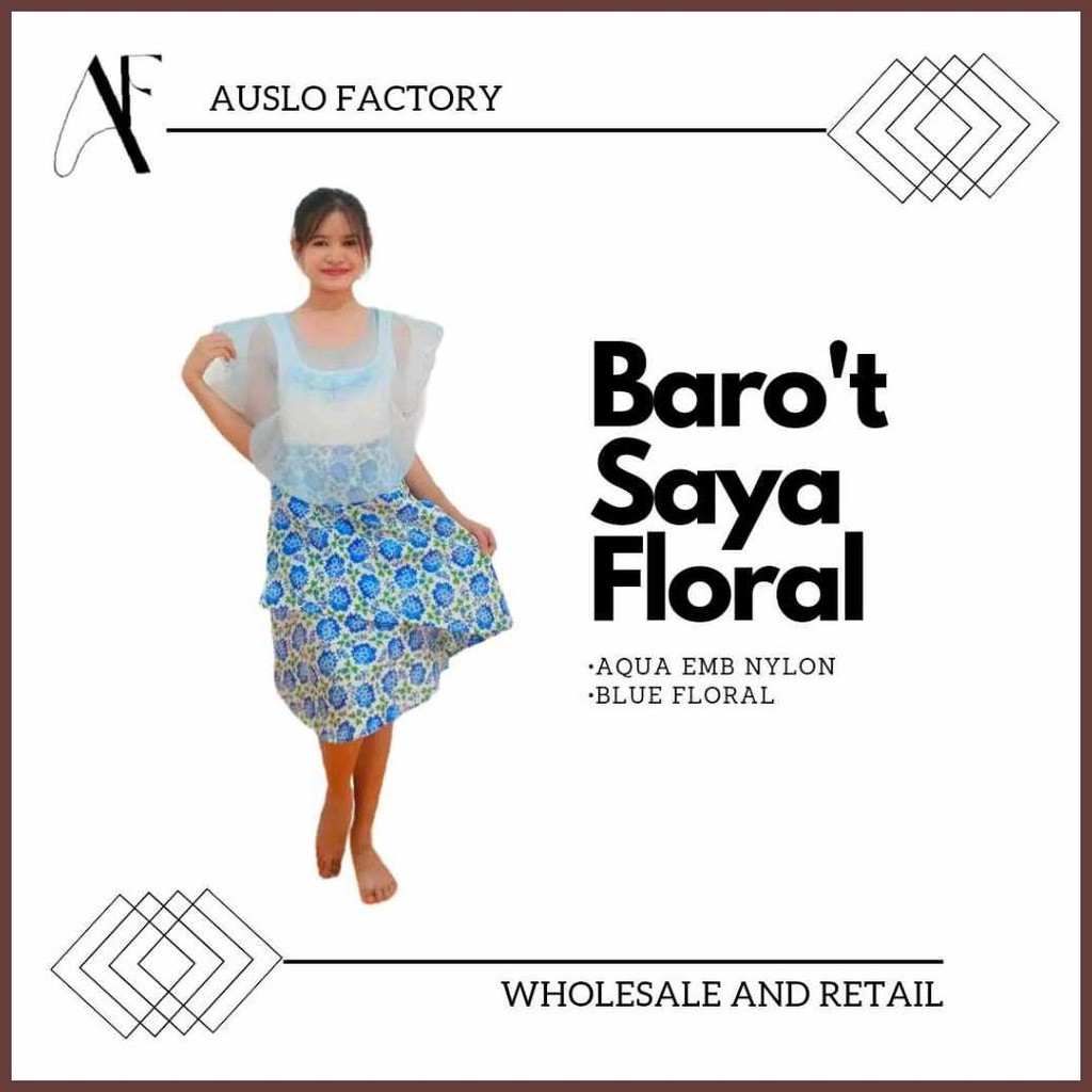 Ls Baro't Saya Attire. This traditional Filipino dress is made of nylon ...