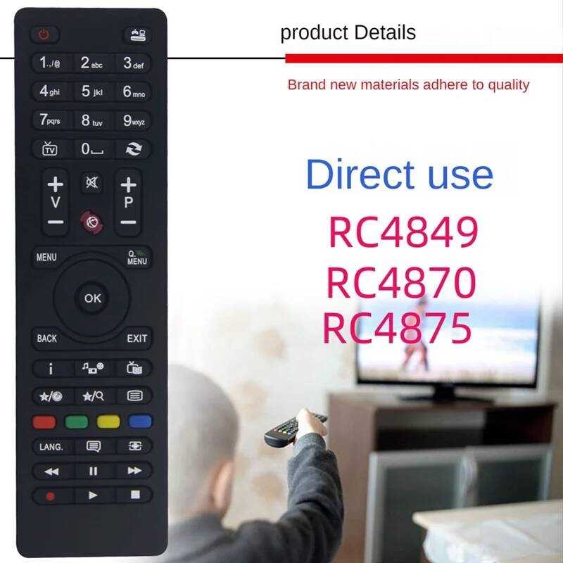 Remote Replacement Control For Telefunken TV Rc4875/Rc4870 No Setup ...