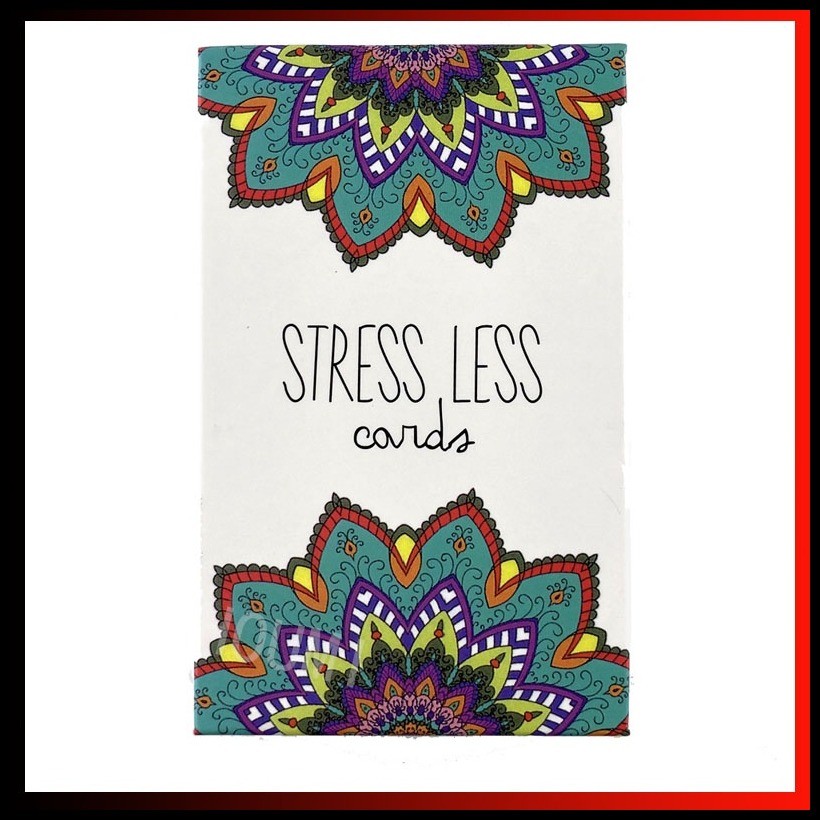 Stress Less Cards - 50 Mindfulness & Meditation Exercises - Helps ...