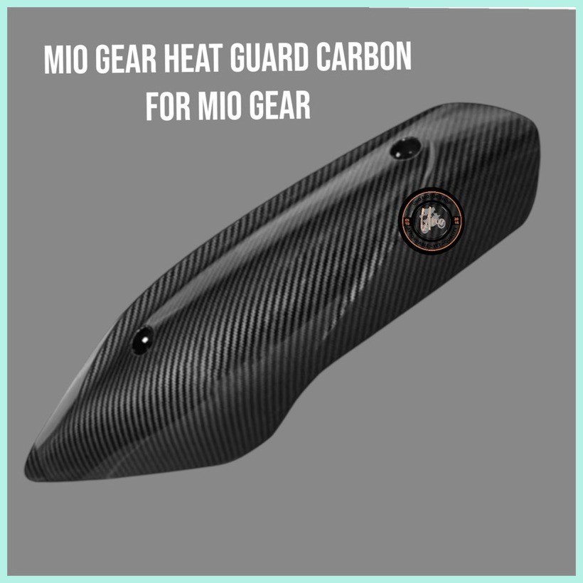 HEAT GUARD AND FAN COVER (CARBON) FOR MIO GEAR AND FAZZIO | Shopee ...