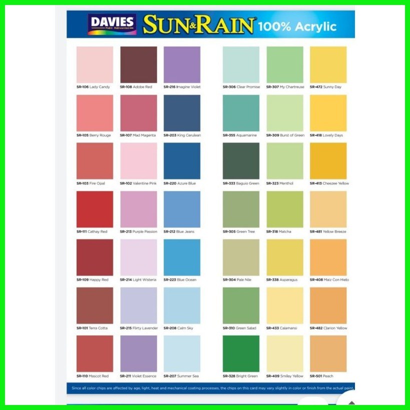 100% Acrylic Elastomeric Paints Red Pink 1 Liter Davies Sun & Rain ...