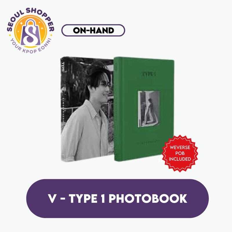 KIM TAEHYUNG - V TYPE 1 PHOTOBOOK SEALED With POB 5A5 | Shopee Philippines