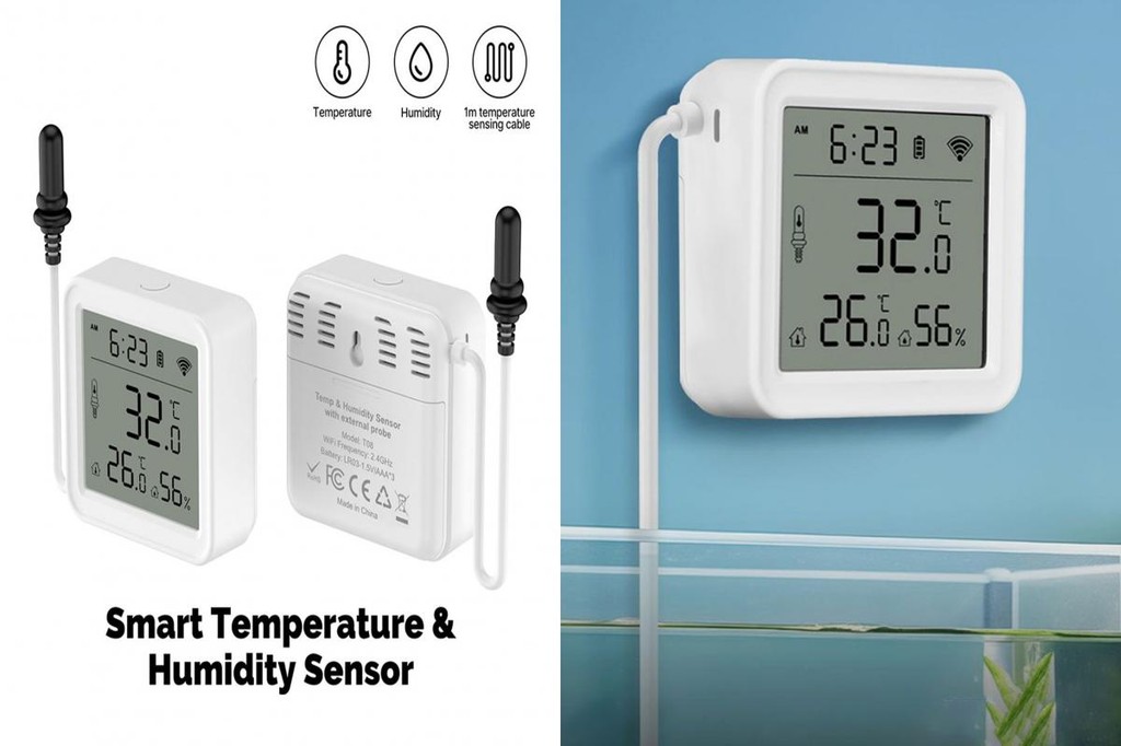 thatsakes Temperature Humidity Monitor Wireless Humidity Meter Home ...