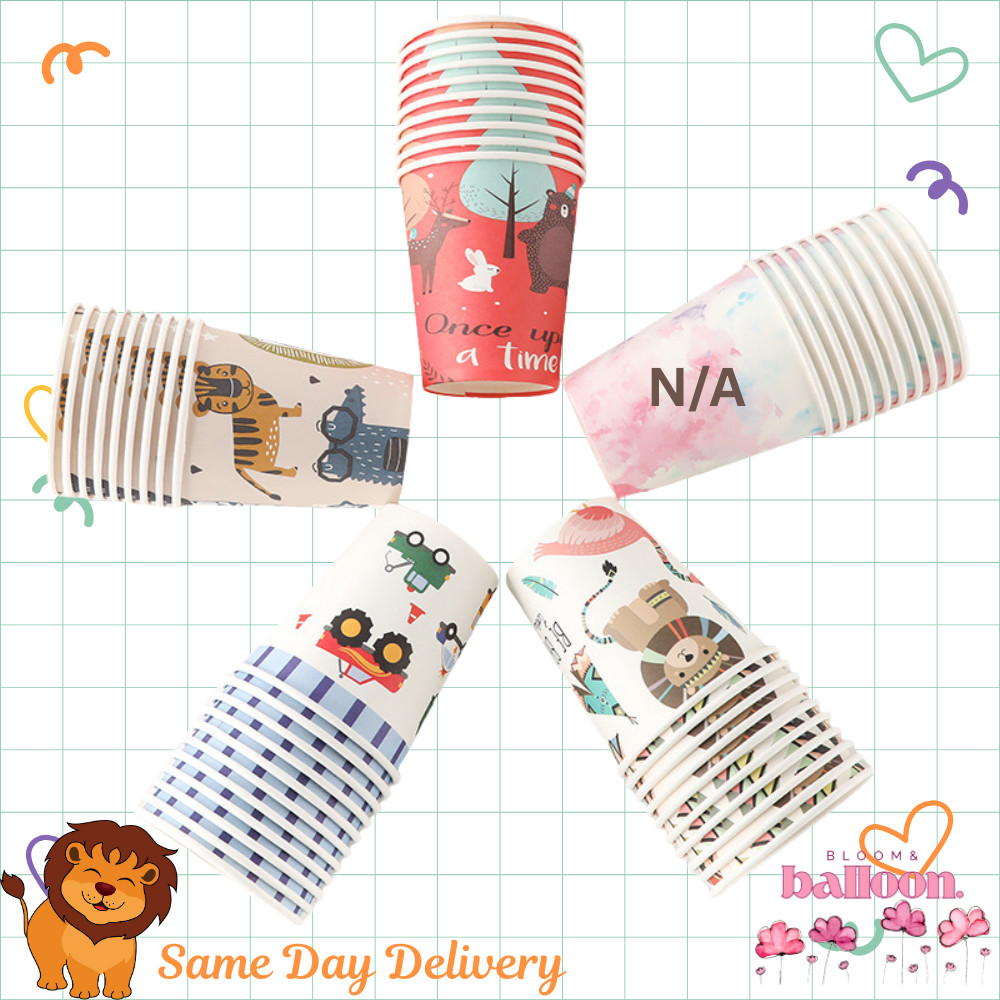 Paper Cups Animal Theme for Kids Birthday Party | Shopee Philippines