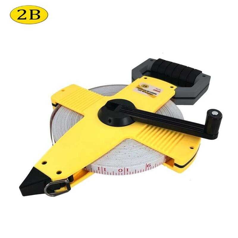2B 50M /165Ft Metric Measuring Tape Site Measurement Fiberglass Compact ...