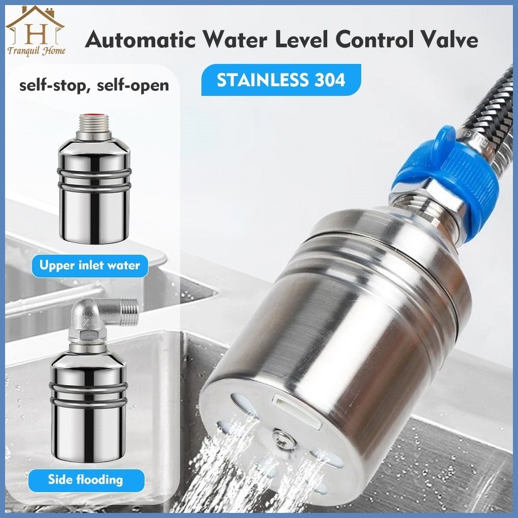 1/2 inch 304 Stainless Steel Mini Water Float Valve Automatic Water ...