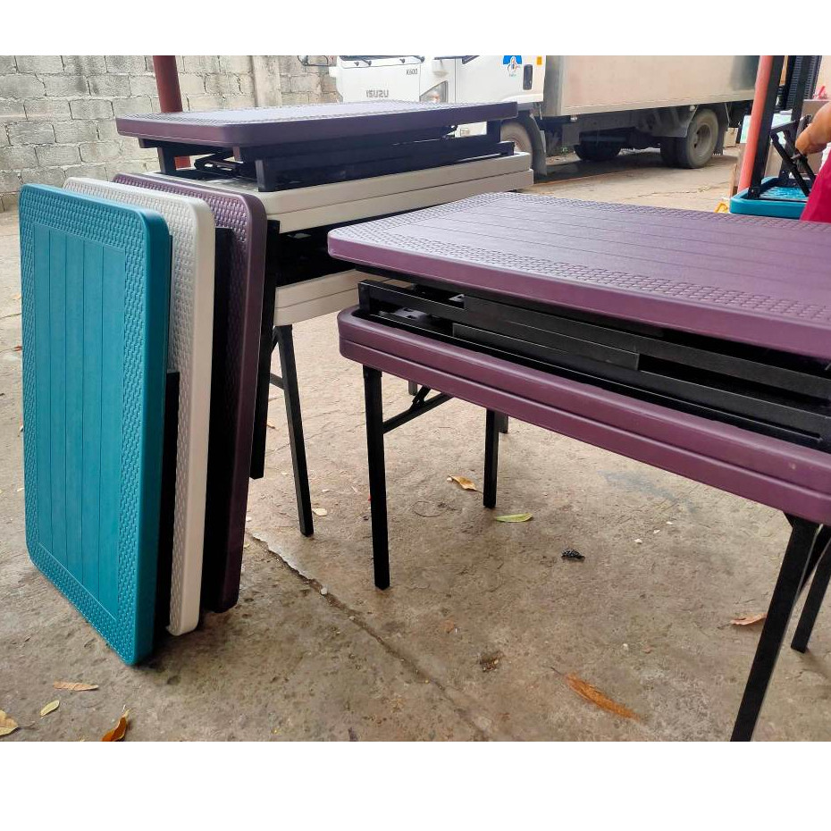 Foldable Plastic Rattan 60x100 Table dining table High Quality Table ...