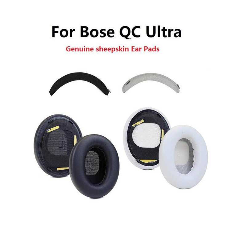 Genuine Leather Over-Ear Headphone Cover for QC Ultra Wireless ...