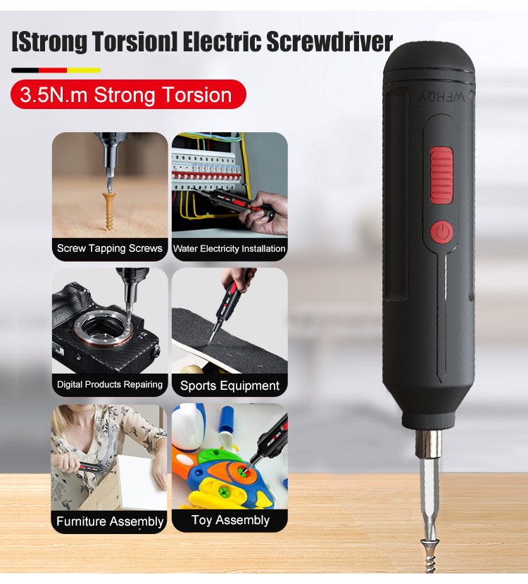 Powerful Electric Screwdriver for Hardware Assembly and Installation ...