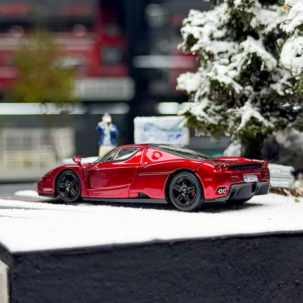 King Model 1/64 Ferrari ENZO Metal Red Diecast car Car Model Simulation ...