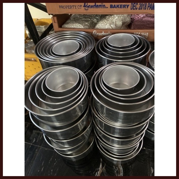 ⛅ Cake Pan 030 gauge - Seamless MAKAPAL Heavy Duty Round Baking Pan 4x3 ...