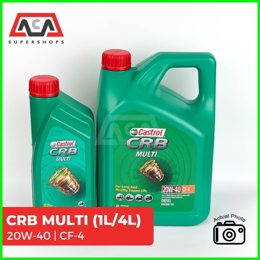 CASTROL CRB MULTI 20W-40 LITER/GALLON | Shopee Philippines