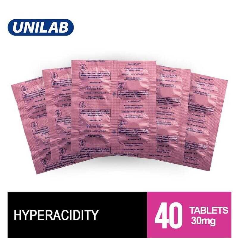 Kremil-S 40 Tablets (For Relief Of Stoh Pain Due To Hyperacidity) 5Ef ...