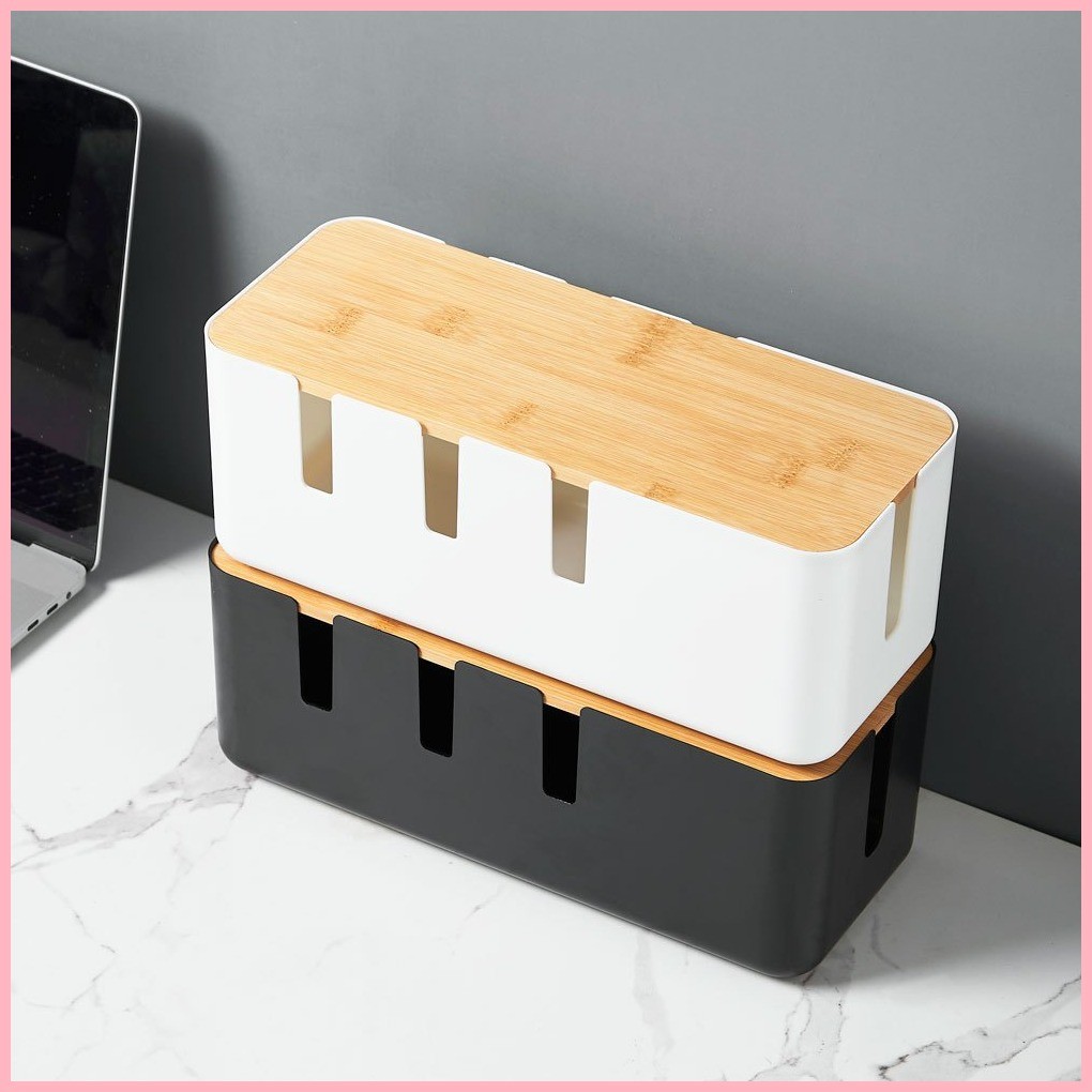 KT Wires And Cables Storage Box Cable Box Power Strip Wire Case Charger ...