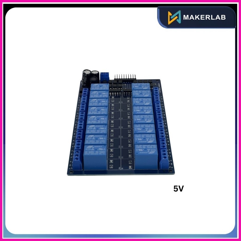 16 Channel 5V 12V 10A Relay Module with Optocoupler | Shopee Philippines