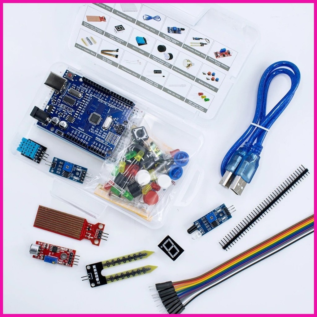 Arduino Starter Kit for Arduino UNO R3 Provide Tutorial for Beginner ...