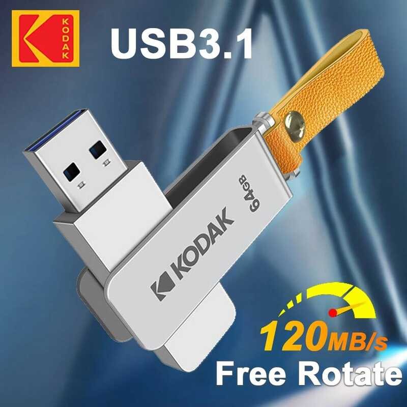 Original 2 B7 KODAK USB Flash Drive 512Gb 256Gb 128Gb 64Gb Metal Pendrive Usb3.1 High Speed ...